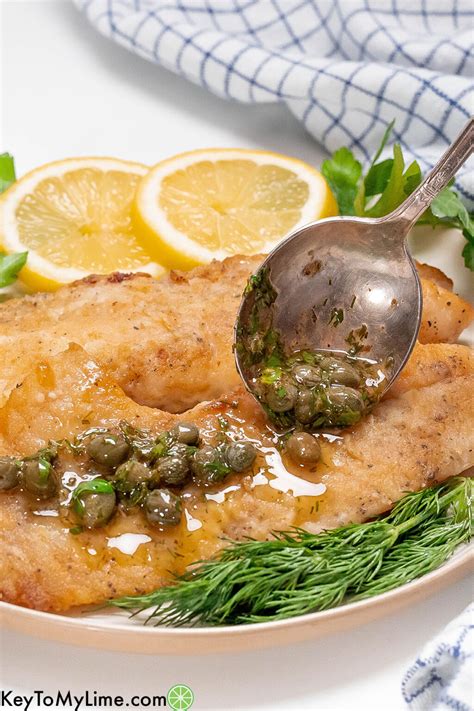 Pan Seared Rockfish With Lemon Butter Sauce VIDEO Key To My Lime