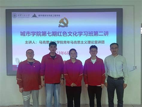 传承先辈红色基因，肩负青年时代重任——城市学院第七期红色文化学习班第二讲开讲 西安工程大学城市规划学院
