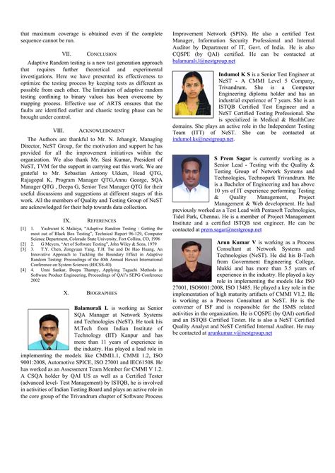 Test Optimization Using Adaptive Random Testing Techniques Pdf