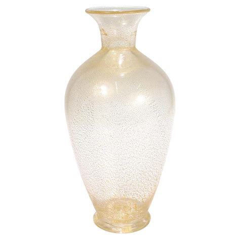 Mid Century Modern Murano Italian Glass Red And Purple Striped Vase For