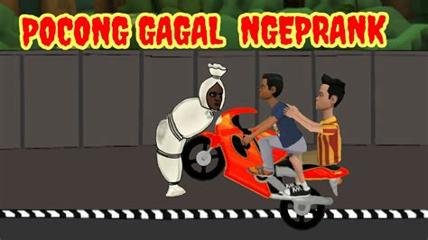 Pocong Gagal Prank Kartun Hantu Lucu Youtube