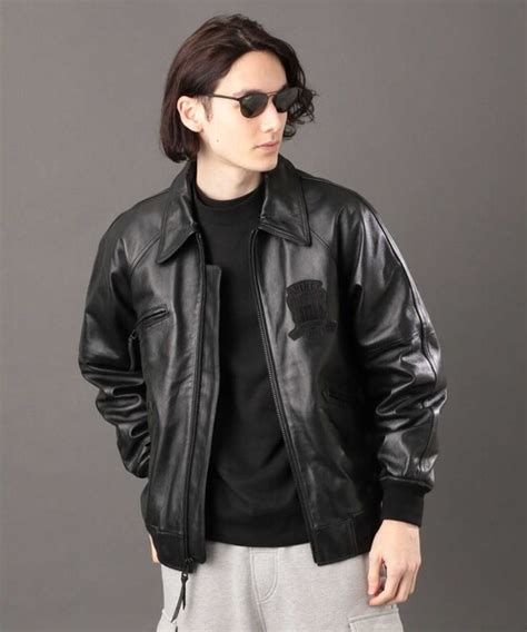Avirex（アヴィレックス）の「light Signature Varsity Jacket ライト シグネチャー ヴァーシティ
