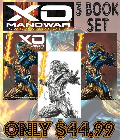 X O Manowar Unconquered 1 Mico Suayan Three Book Set The Comic Construct Bantha Comics And