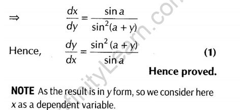 Important Questions For CBSE Class Maths Chapter Differentiability