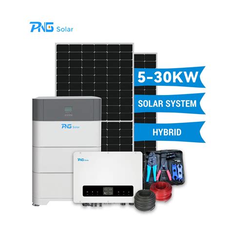 Complete Hybrid Solar Panels System 8kw 10kw 12kw 20kw 30kw Solar