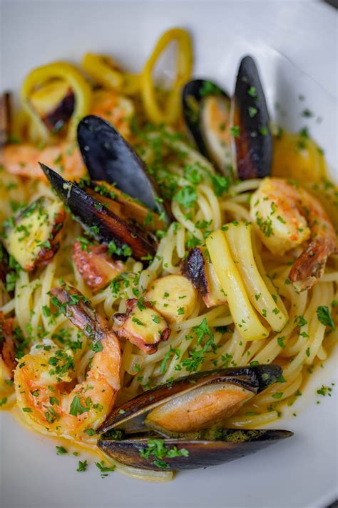 Seafood Linguine — Mikes Mussels