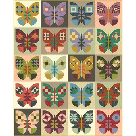 Butterfly Fields Block By Block Quilt Along Kit Kit2qtskwbutterfly