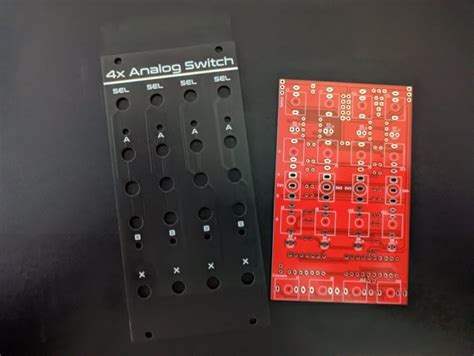 Diy 4x Analog Switch Pcb And Panel Getproaudio