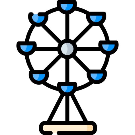 Rueda De La Fortuna Iconos Gratis De Edificios