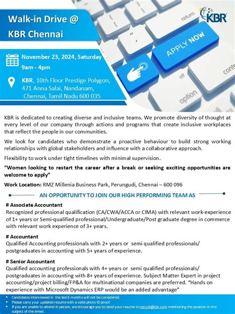 Krishnapriya R On Linkedin Walkininterview Hiring Careeropportunity Joinourteam Kbr