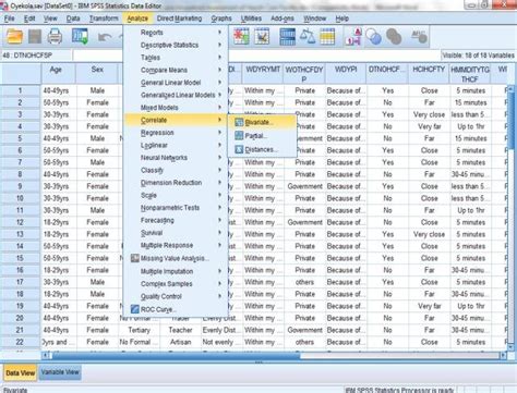 B Data Processing Using Frequency And Pearsons Correlation
