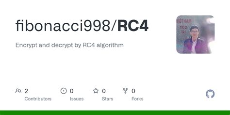 Github Fibonacci998rc4 Encrypt And Decrypt By Rc4 Algorithm