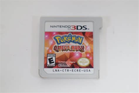 Nintendo 3DS LNA CTR ECRE USA Pokémon Omega Ruby Video Game Cartridge