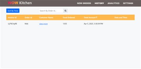 Github Mak Restaurant Billing Management System Full Stack Web Application For Restaurant
