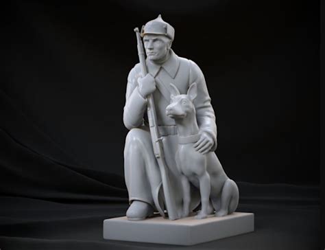 3d Sculpture For Printing With Zbrush And Blender Stl File Model