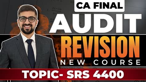Ca Final Audit Revision Marathon Revise Srs 4400 Icai Nov 2024 New