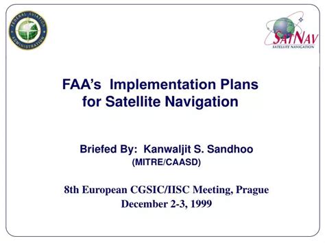 Ppt Faas Implementation Plans For Satellite Navigation Powerpoint