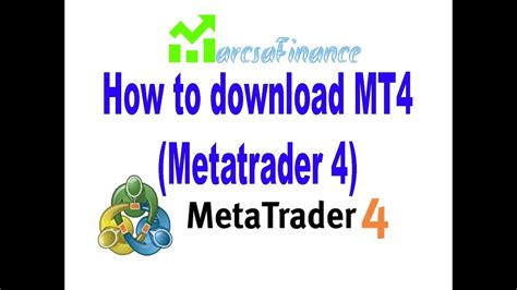 Downloading Metatrader 4 Mt4 And Login To Your Account Youtube