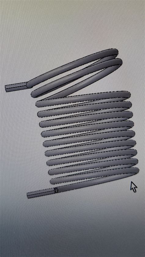 How Can I Draw This Coil Rsolidworks