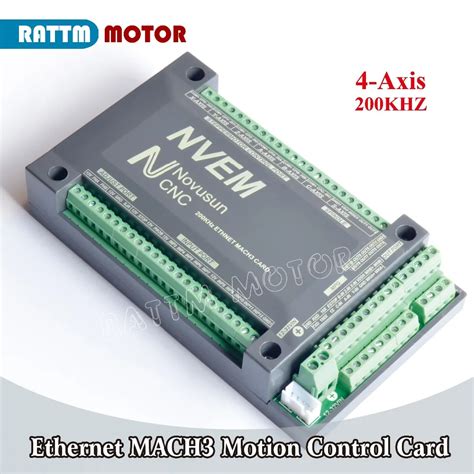 Eu Delivery 4 Axis Ethernet Nvem Cnc Controller 200khz Mach3 Motion