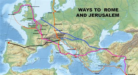 Medieval Pilgrimage Routes