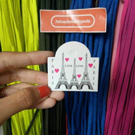 Jual Kertas Lebel Kertas Gantungan Aksesoris Kertas Kornona