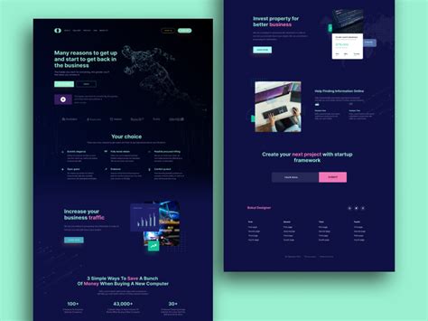 Landing Page Design Data Processing Ui Design By Bokul Developer On Dribbble