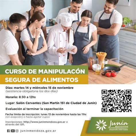 Nuevo Curso De ManipulaciÓn Segura De Alimentos Municipalidad De Junin