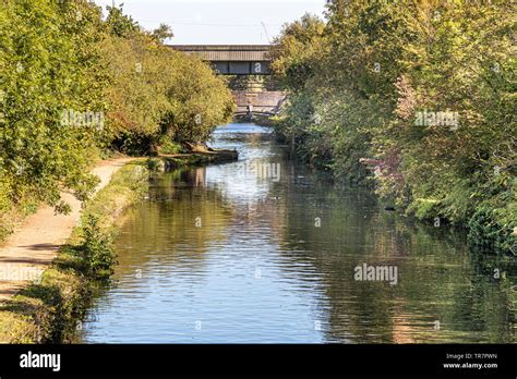 Grand Union Canal At Hayes Middlesex UK Stock Photo Alamy