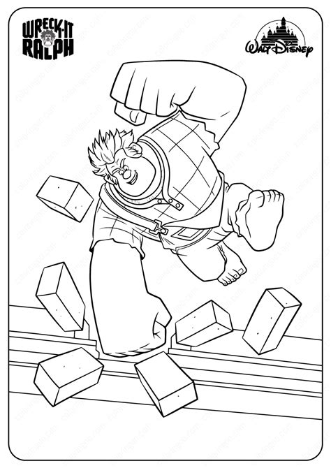 Wreck It Ralph Princess Coloring Pages