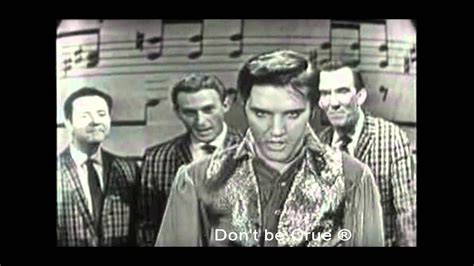 Elvis Presley Dont Be Cruel Song Hd Youtube