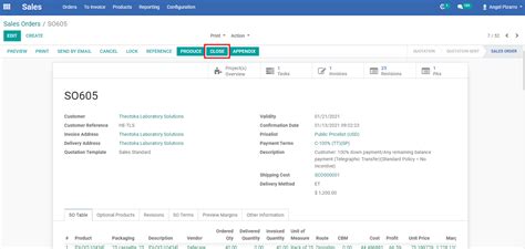 Closing Main Documents In Odoo Support Advacarepharma