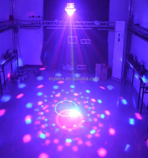 가장 인기있는 Led 레이저 2in1 크리스탈 버섯 Ufo 회전 볼 라이트 디스코 조명 Buy 저렴한 무대 조명rgb