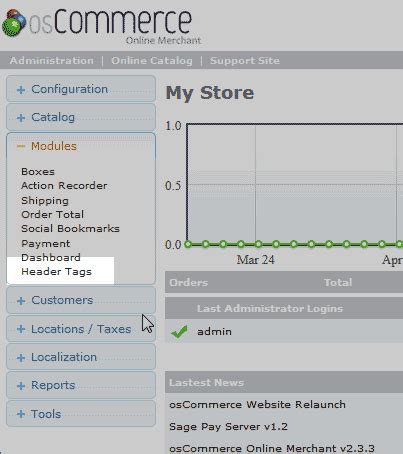 Installing The OsCommerce Theme Switcher InMotion Hosting