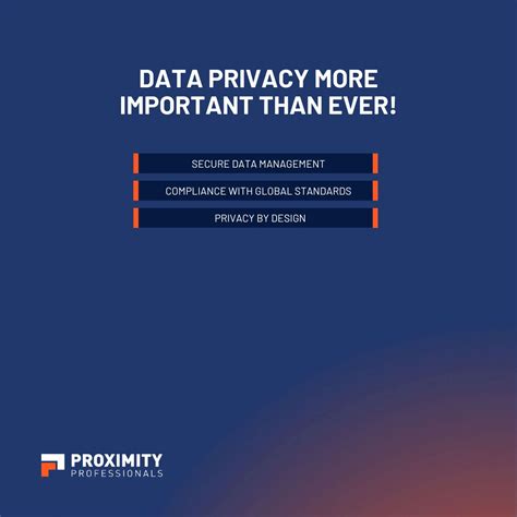 proximity professionals on linkedin dataprivacy compliance