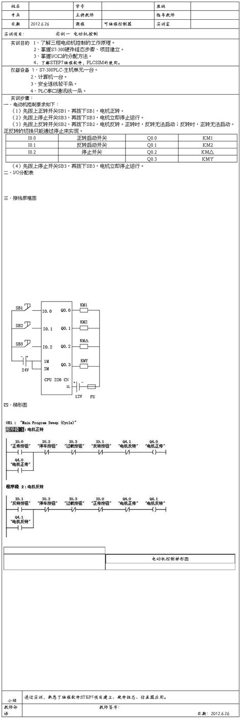 PLC实训报告八篇 范文118