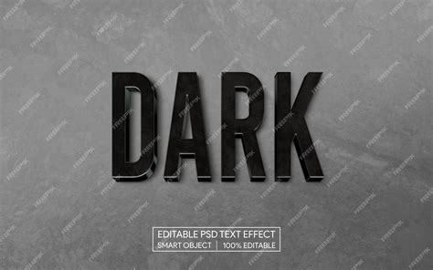 Premium Psd 3d Editable Psd Text Effect With Smart Object