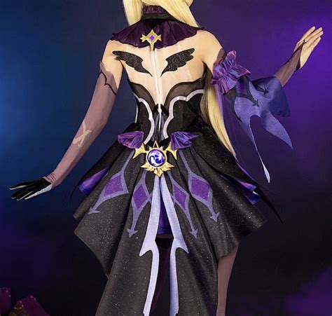 Genshin Impact Fischl Cosplay Costume Anime Suit 42shops
