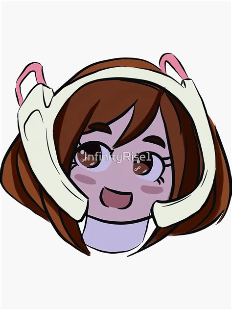 Chibi Uravity Sticker For Sale By Infinityrise1 Redbubble