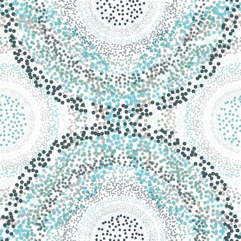 Premium Vector Retro Seamless Pattern With Circles