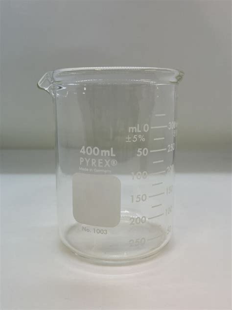 Pyrex® Beaker Heavy Duty Low Form 400ml Lab Manchester