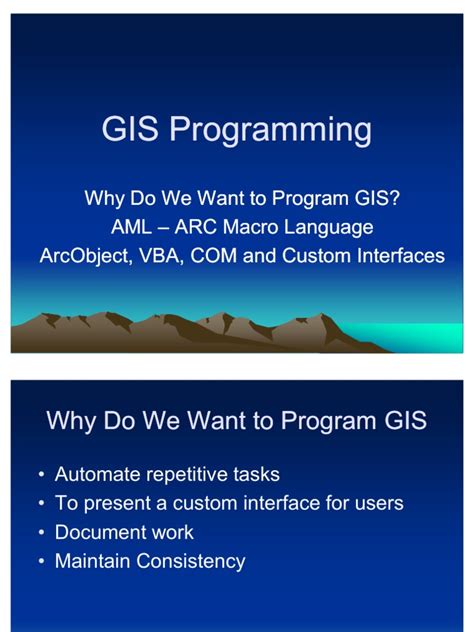 gis programming pdf visual basic for applications class computer