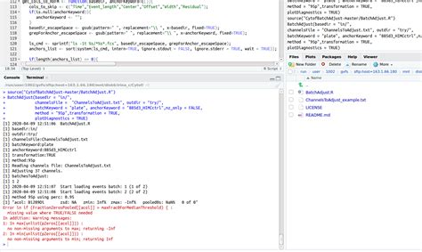 Reference Sample For Batch Correction Issue CUHIMSR CytofBatchAdjust GitHub