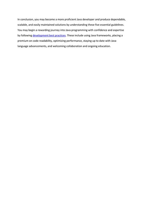 Top 5 Must Know Tips For Java Developers Pdf