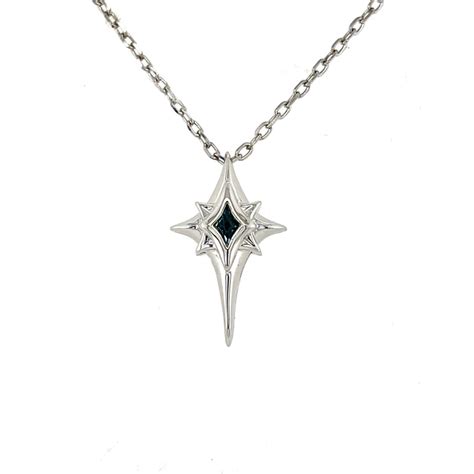 Blue Star Cross Pendant Glow Of The Caribbean