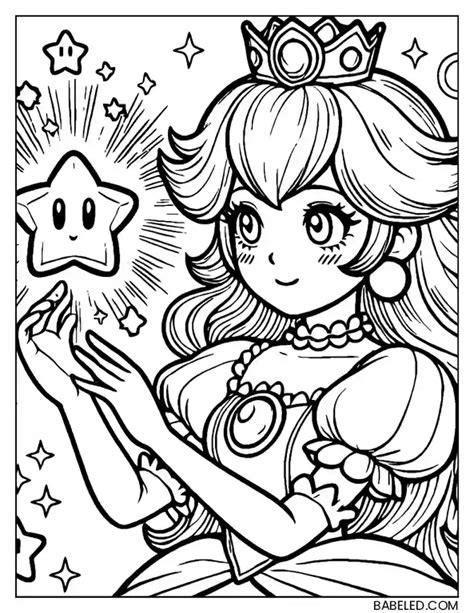23 Dibujos E Imagenes Princesa Peach Para Colorear Y Imprimir Gratis