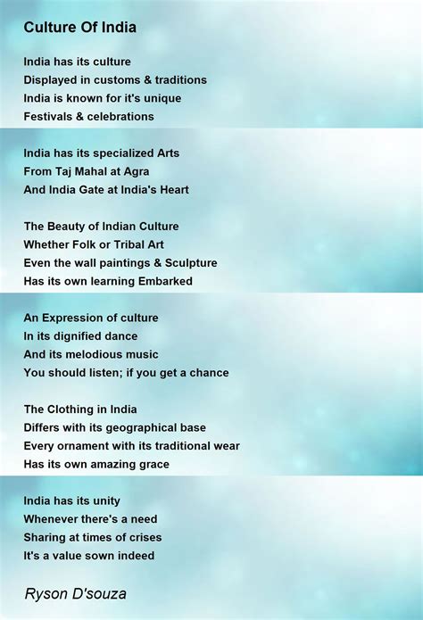 Poem On Heritage Of India In Hindi