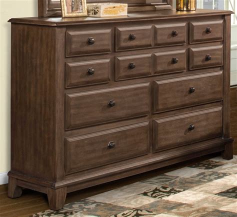 Classic Walnut Brown Dresser Hemingway Rc Willey Furniture Store