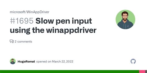 Slow Pen Input Using The Winappdriver · Issue 1695 · Microsoft