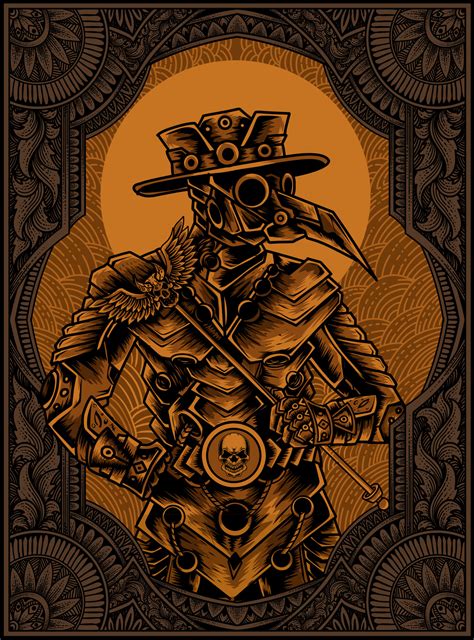 Steampunk Plague Doctor Art